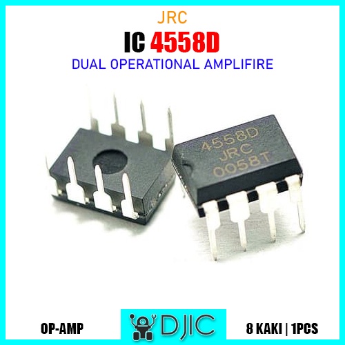 Jual IC JRC 4558D Dual Op-Amp Original JRC 4558 | Shopee Indonesia