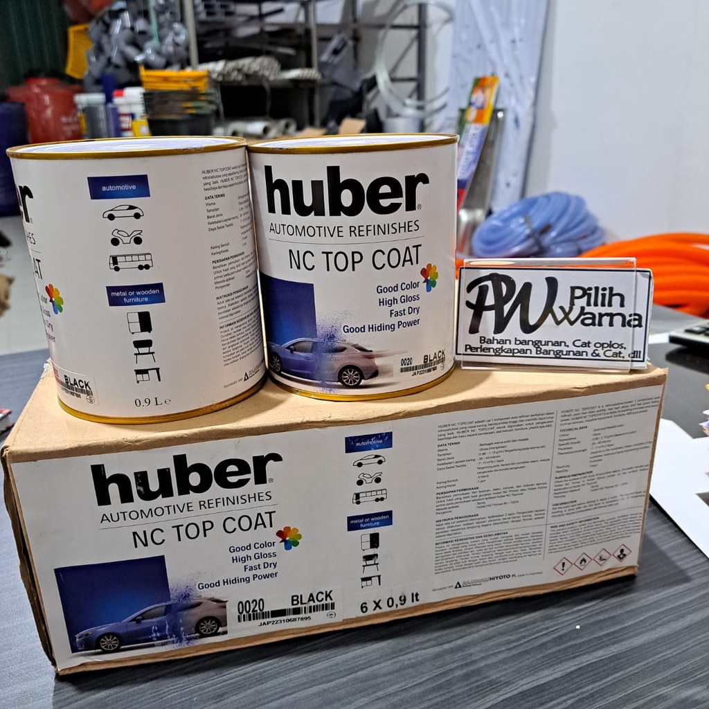 Jual HUBER NC TOP COAT / HUBER CAT NC / CAT OTOMOTIF NC HUBER 0,9 L ...