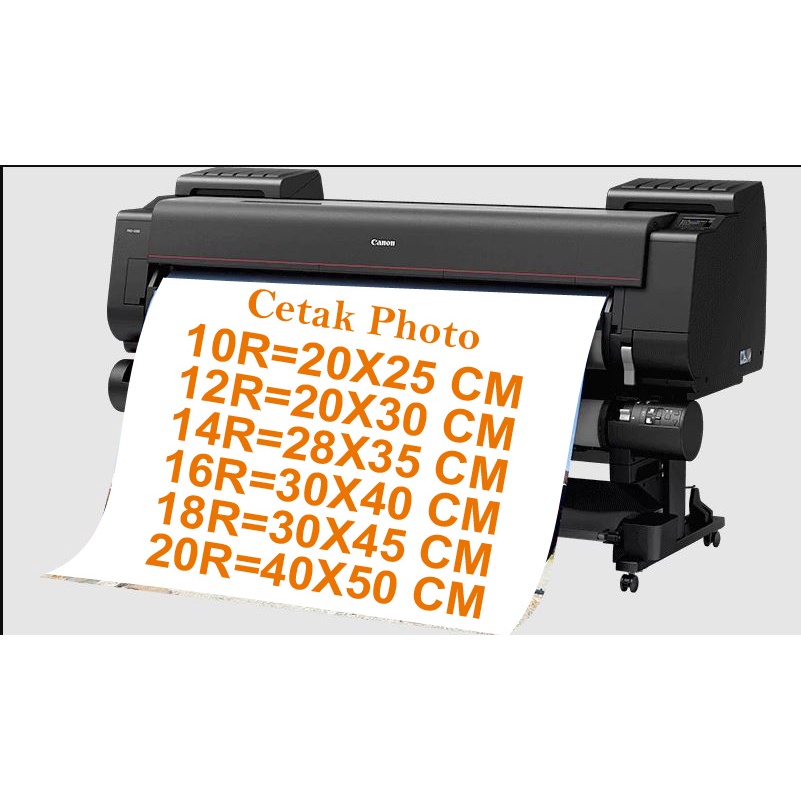 Jual CETAK PHOTO UKURAN BESAR 14R /16R / 20R / 24R / 30R Bahan Glossy ...