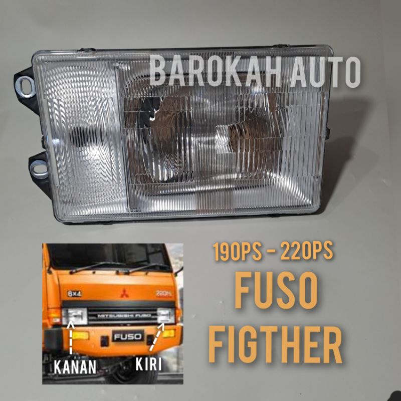 Jual headlamp lampu depan fuso fighter 190ps ganjo 220ps | Shopee Indonesia