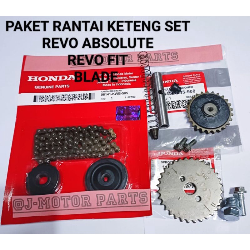 Jual PAKET RANTAI KETENG SET KWB GIGI SENTRIK SULING TENSIONER GIR GEAR POMPA OLI REVO ABSOLUTE ...