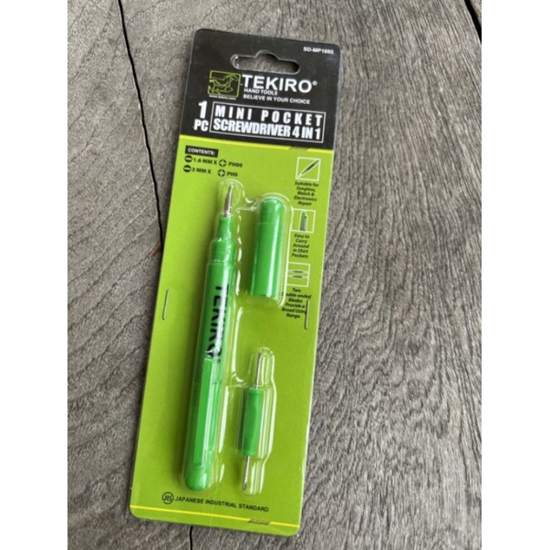 Jual Tekiro obeng tipe pen 4 in 1 / obeng mini set 4 in 1 pocket ...