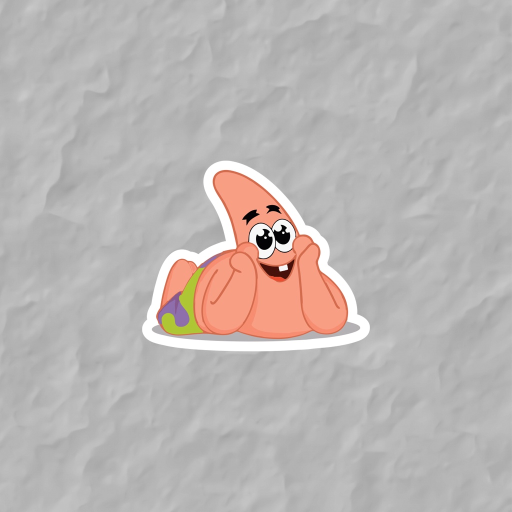 Jual Sticker PATRICK | Sticker LAPTOP | Sticker TUMBLER | Shopee Indonesia