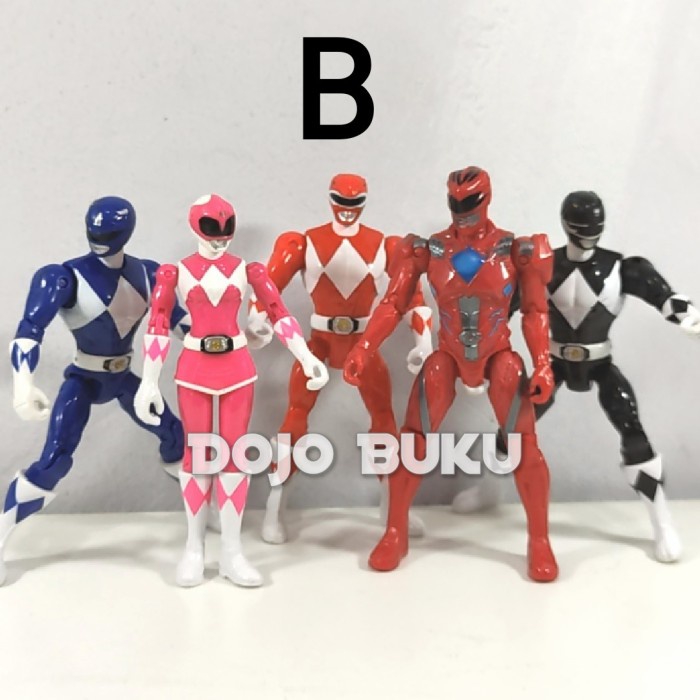 Jual Figure Set Figure Power Rangers ( 5 Karakter ) | Shopee Indonesia