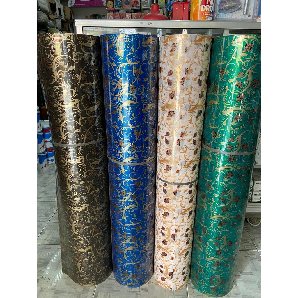 Jual Fiber Plastik Pagar Plat Golden Batik Penutup Pagar | Shopee Indonesia