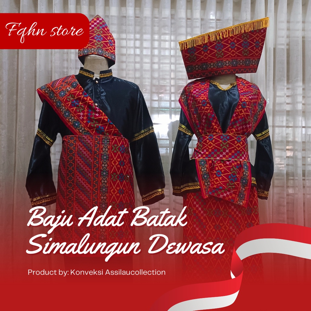 Jual Baju adat dewasa Sumatera Utara/Batak Simalungun satuan (Laki ...
