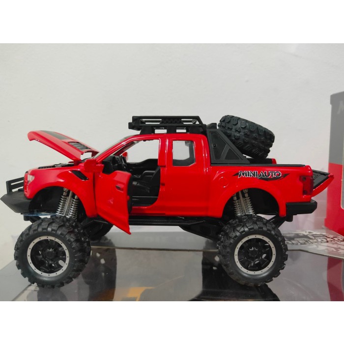 Jual Miniku Mainan Mobil Diecast Ford Raptor Double Cabin 1:28 | Shopee ...