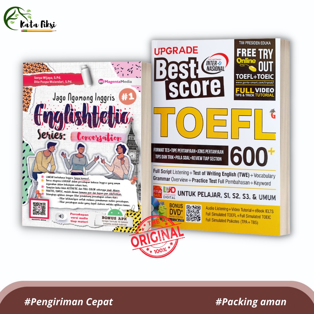 Jual Buku Toefl Upgrade Best Score Toefl 600+ | Shopee Indonesia