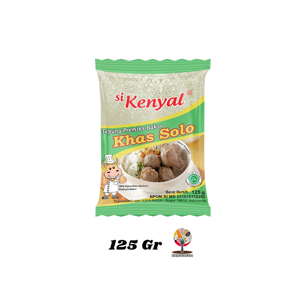 Jual Si Kenyal Tepung Premiks Bakso Khas Solo 125gr (Min 2 Pcs ...