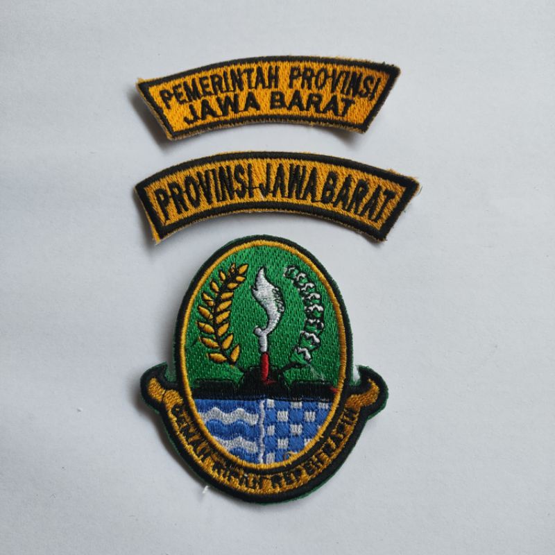 Jual Logo Bordir Provinsi Jawa Barat / Logo Provinsi Jawa Barat ...