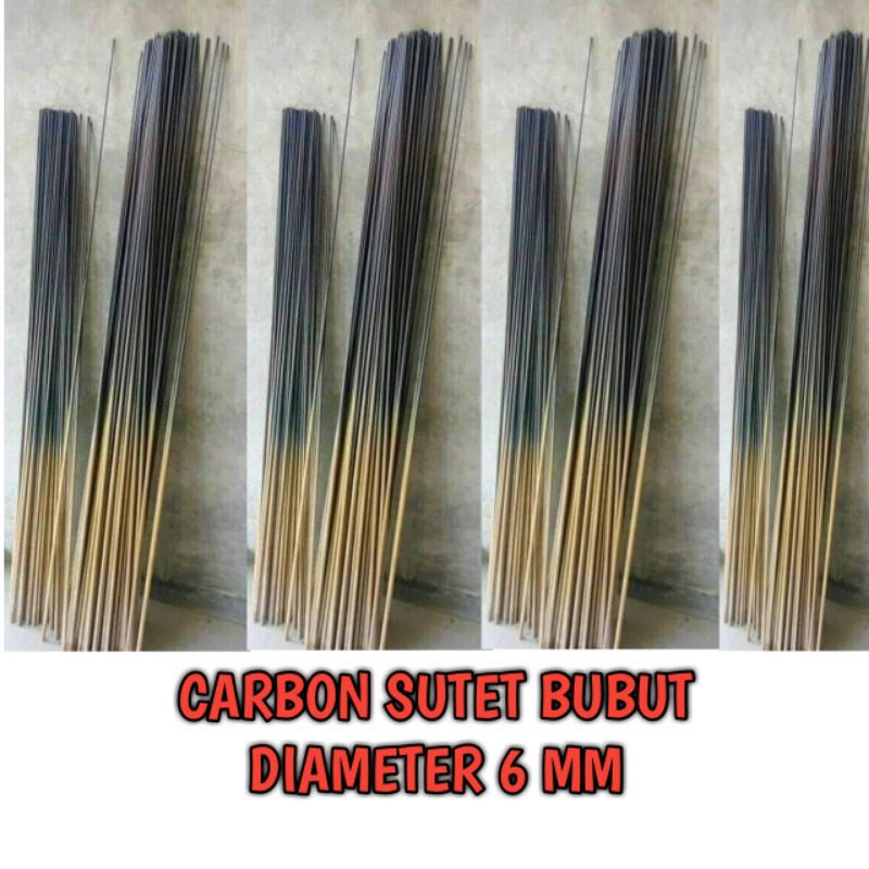 Jual Carbon Sutet Bubut 6 mm 100 cm | Shopee Indonesia