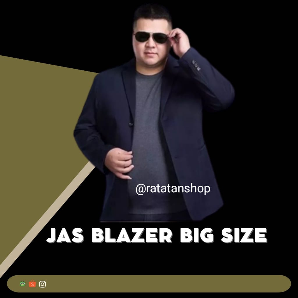 Jual BLAZER SEMI FORMAL BIG SIZE UKURAN JOMBO SAMPE 8XL | Shopee Indonesia