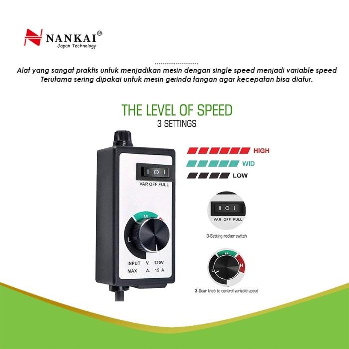 Jual Speed controller pengatur kecepatan mesin dial kontrol variabel ...