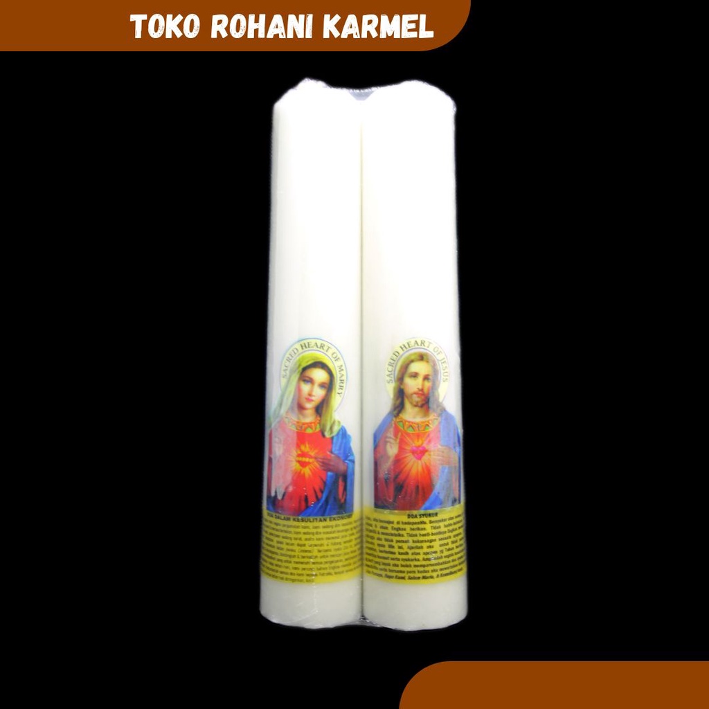 Jual LILIN DOA KATOLIK 20 - 25 CM / LILIN ALTAR / LILIN DOA BESAR ...