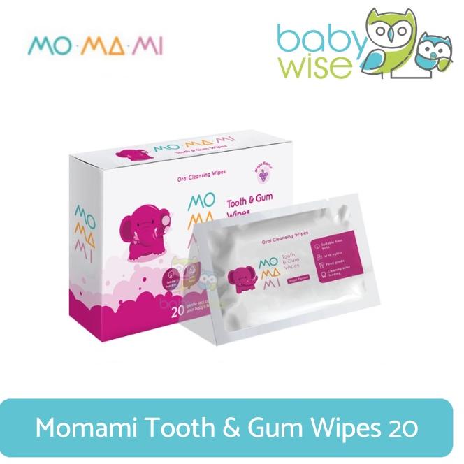 Jual HARGA SPESIAL Momami Tooth & Gum Wipes 20 | Shopee Indonesia