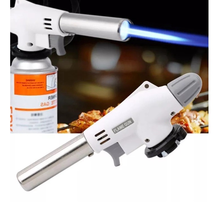 Jual Kepala Portable Gas Torch Flame gun Las Butane Blow Torch Api Jet | Shopee Indonesia