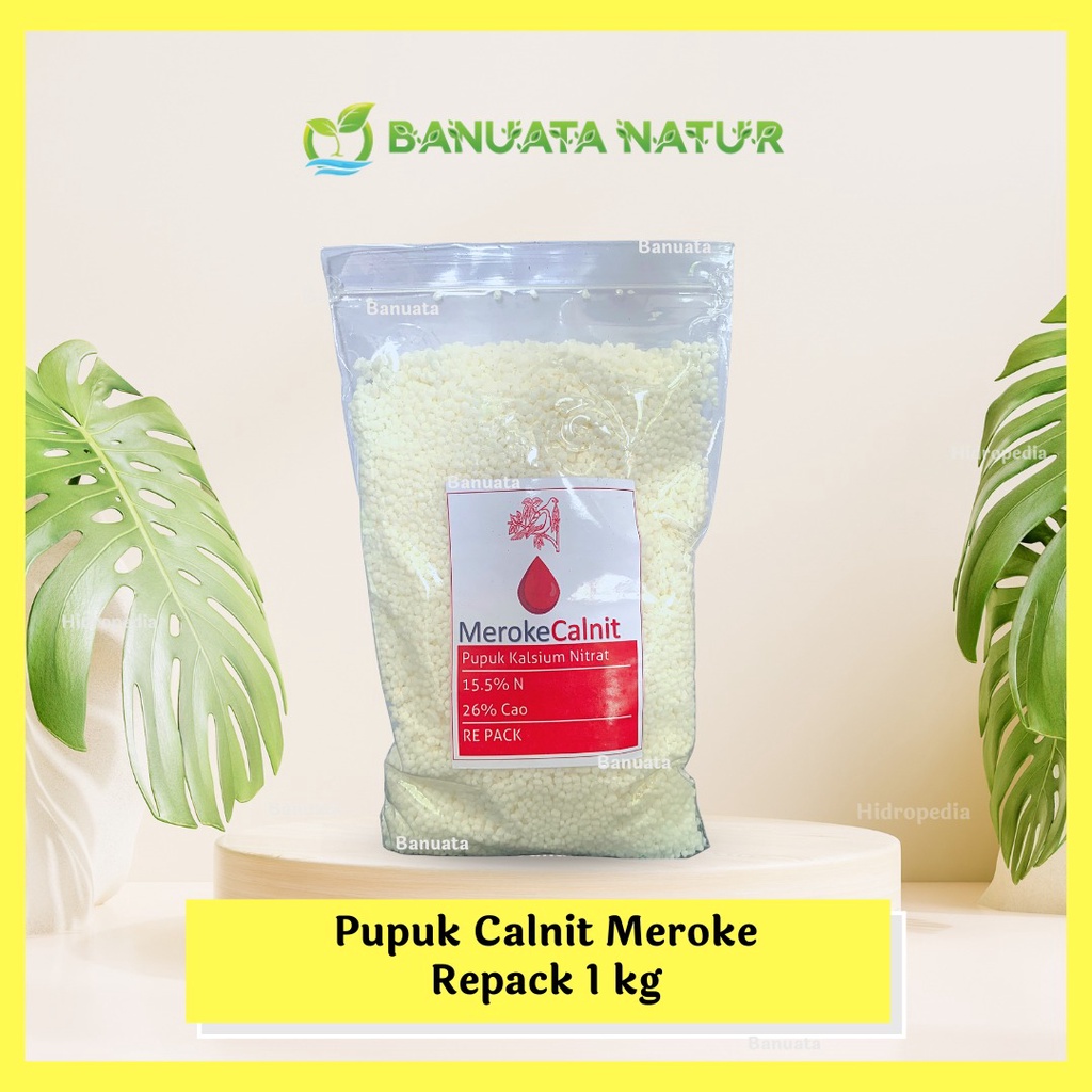 Jual Pupuk Meroke CALNIT Isi 1 Kg Berkualitas - Banuata | Shopee Indonesia