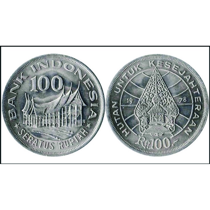 Jual UANG LOGAM KUNO 100 RUPIAH, WAYANG GUNUNG TH 1978 | Shopee Indonesia