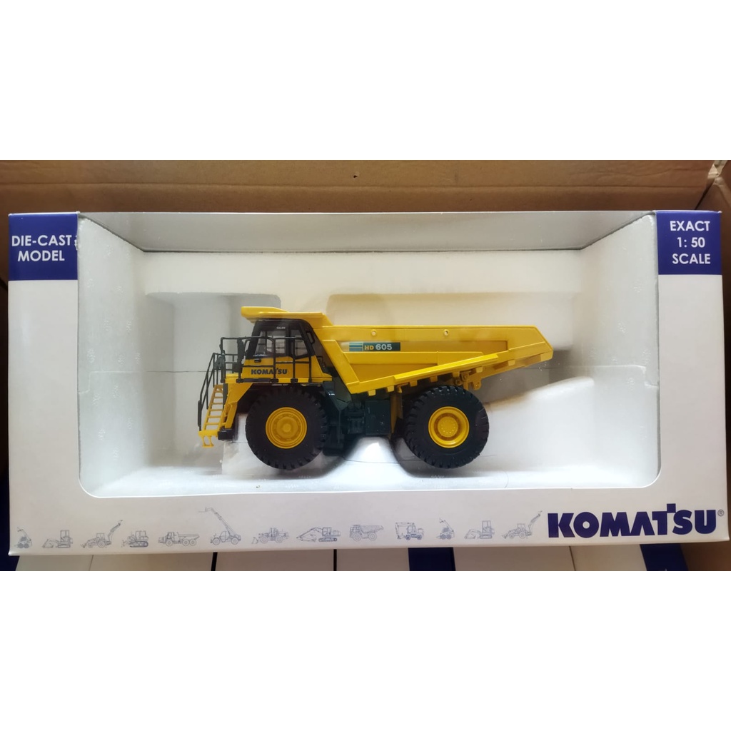 Jual Miniatur Alat Berat Komatsu HD605 Highway Dump Truck Scale 1/50 ...