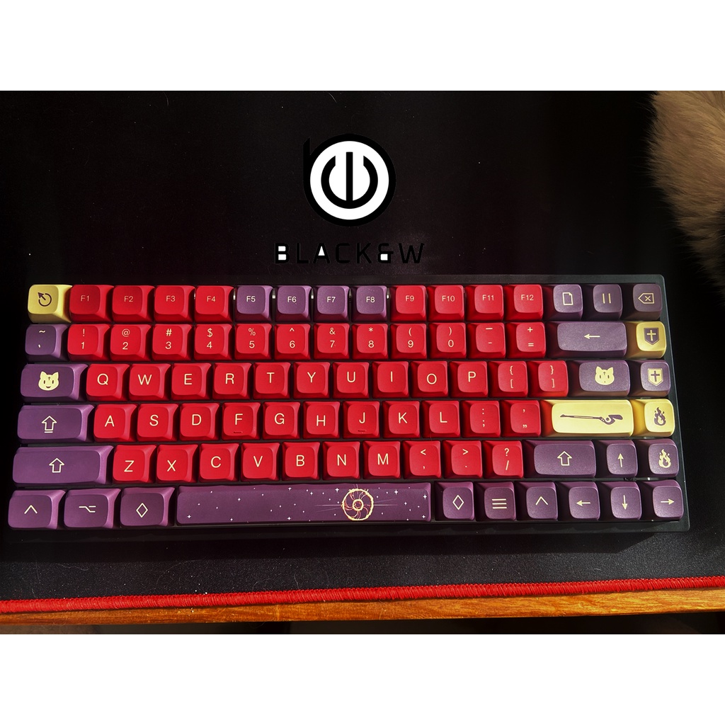 Jual Keycaps Keycap XDA PROFILE KAT Explosion PBT Dyesub dye sub 7U SPACEBAR | Shopee Indonesia