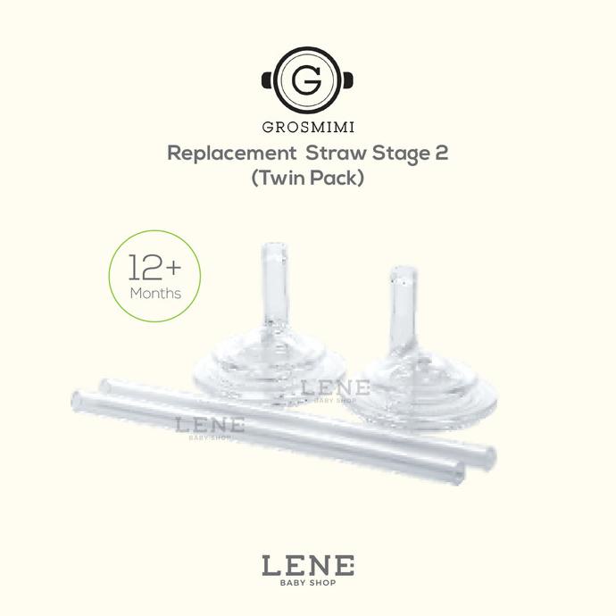 Jual Grosmimi Replacement Straw Stage 2 Twin Pack | Shopee Indonesia