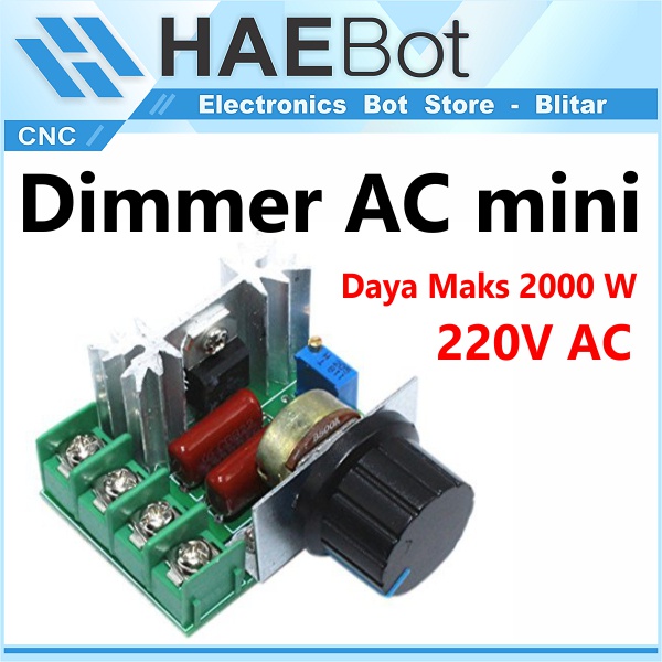 Jual [HAEBOT] Dimmer AC SCR Motor Speed Controller Pengendali Kecepatan ...