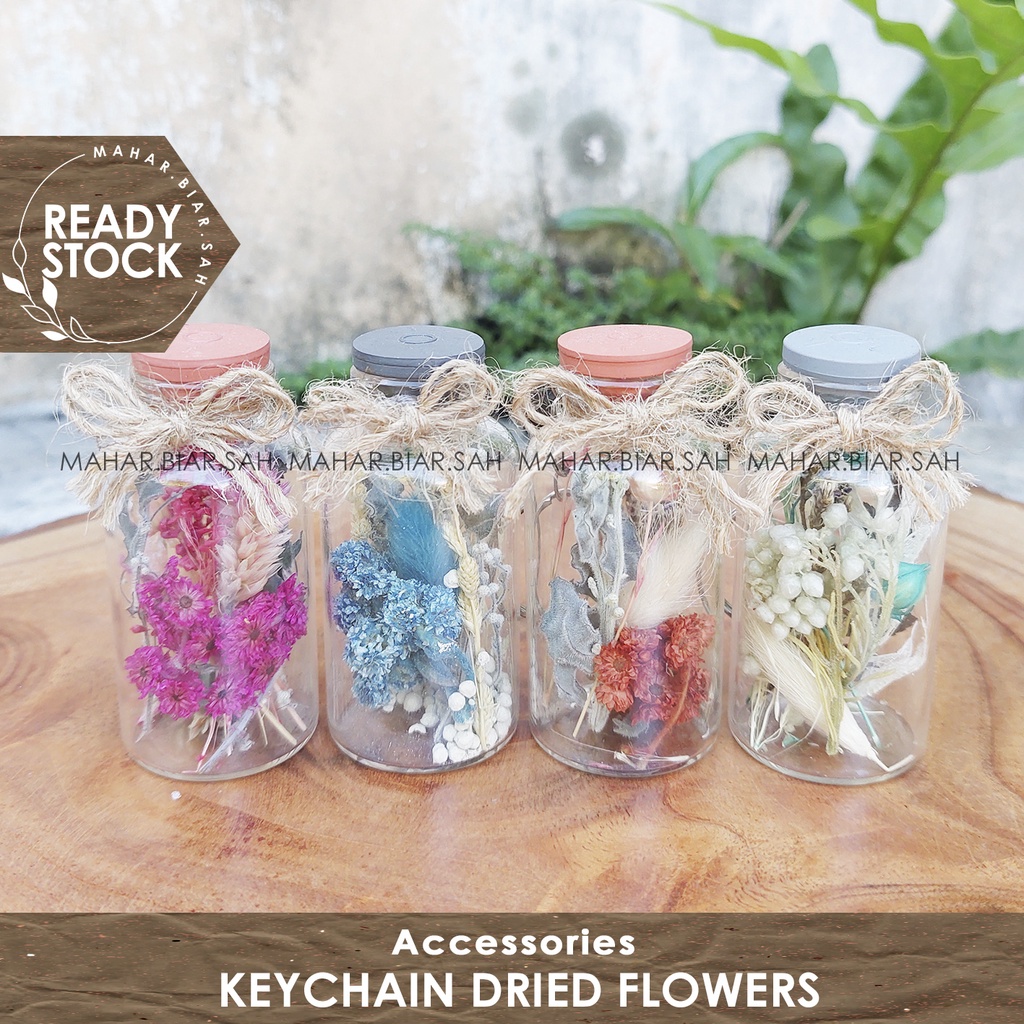 Jual RS Keychain Dried Flowers / Gantungan Kunci Bunga Kering ...