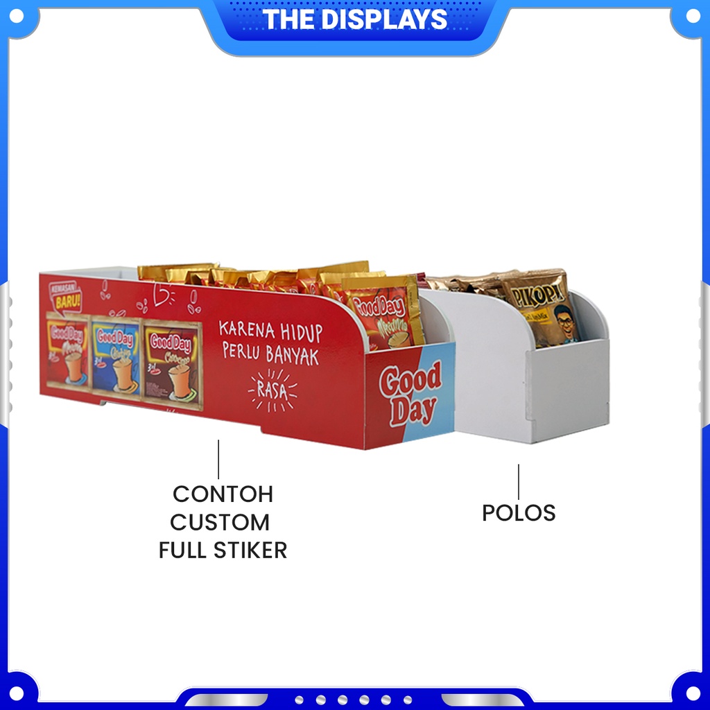 Jual Rak Display Pajangan Produk / Display Produk Pusher Manual 40cm ...
