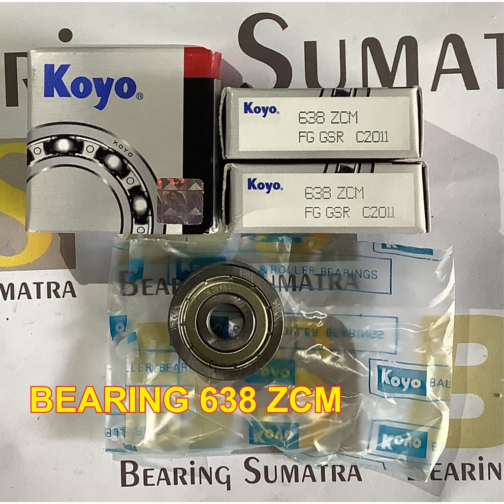 Jual KOYO Bearing 638 ZZCM Bering Klaher Laher 638ZZCM | Shopee Indonesia