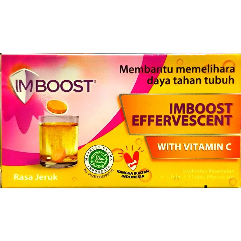 Jual Imboost Effervescent Rasa Jeruk 8 Tablet | Shopee Indonesia