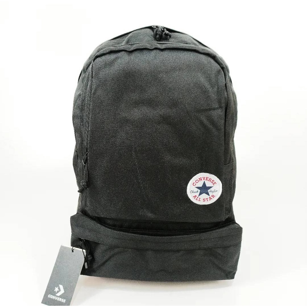 Jual TAS CONVERSE RANSEL LOGO BUNDAR BLACK/TAS/TAS SEKOLAH/TAS RANSEL ...