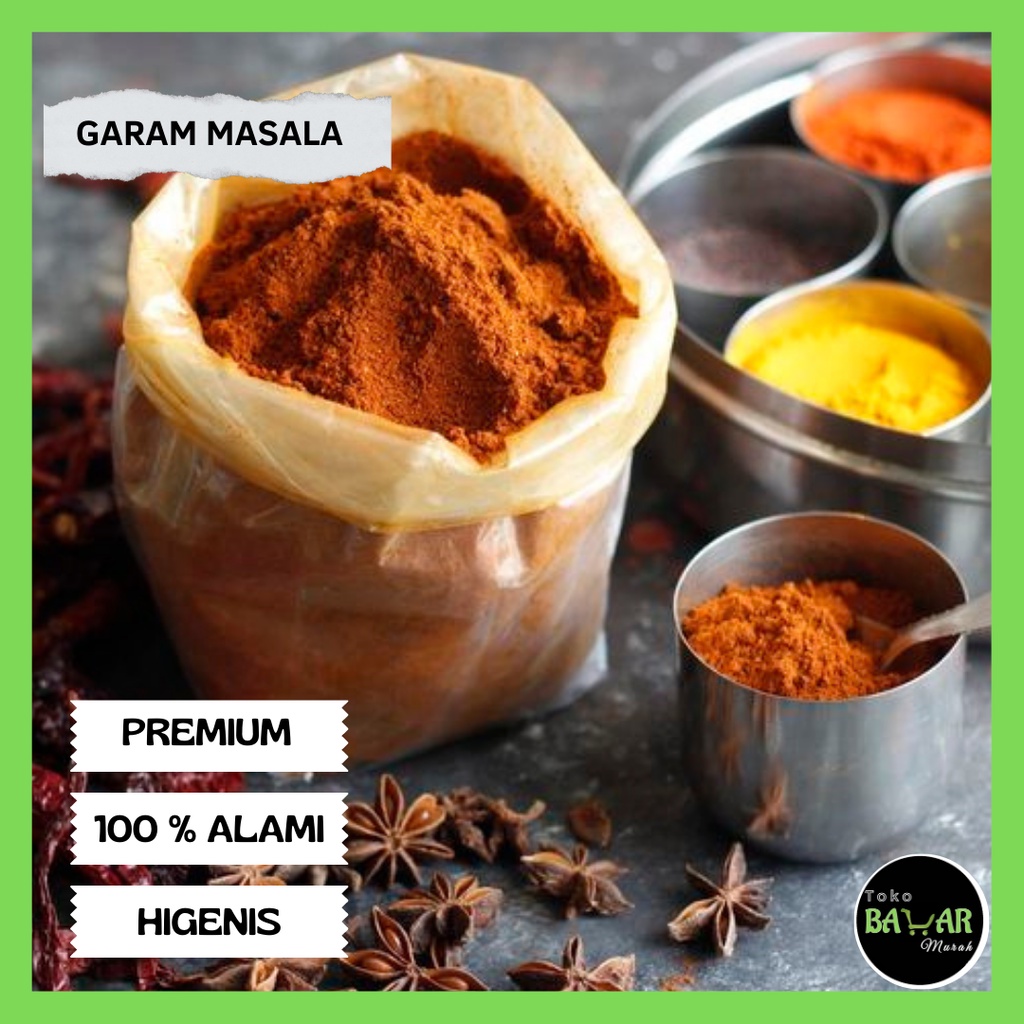 Jual Garam Masala 50 Gram / Bumbu Garam Masala / Bumbu India / Rempah ...