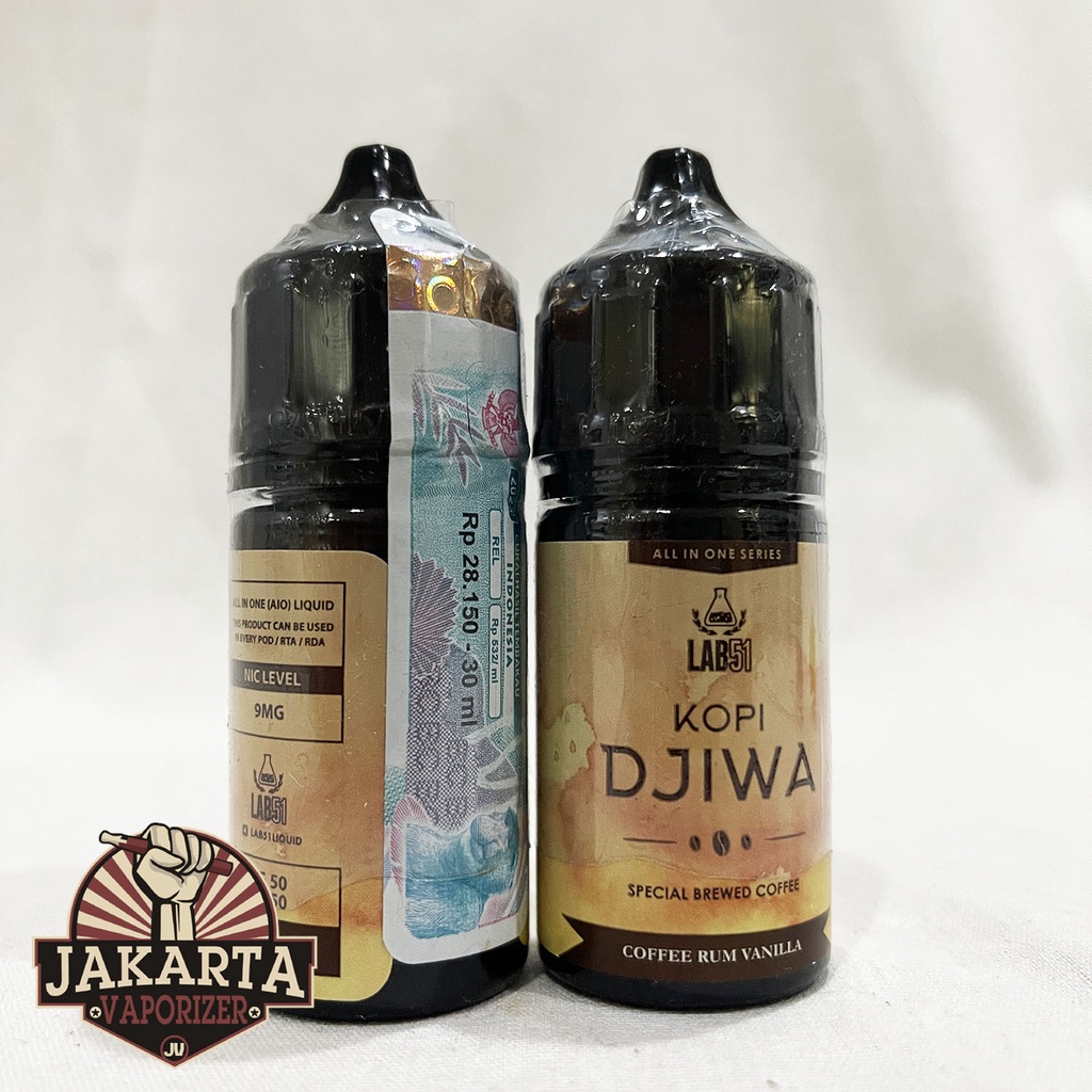 Jual [SALT] KOPI DJIWA COFFEE RUM VANILLA 30ML 9MG SALTNIC BREWINC ...