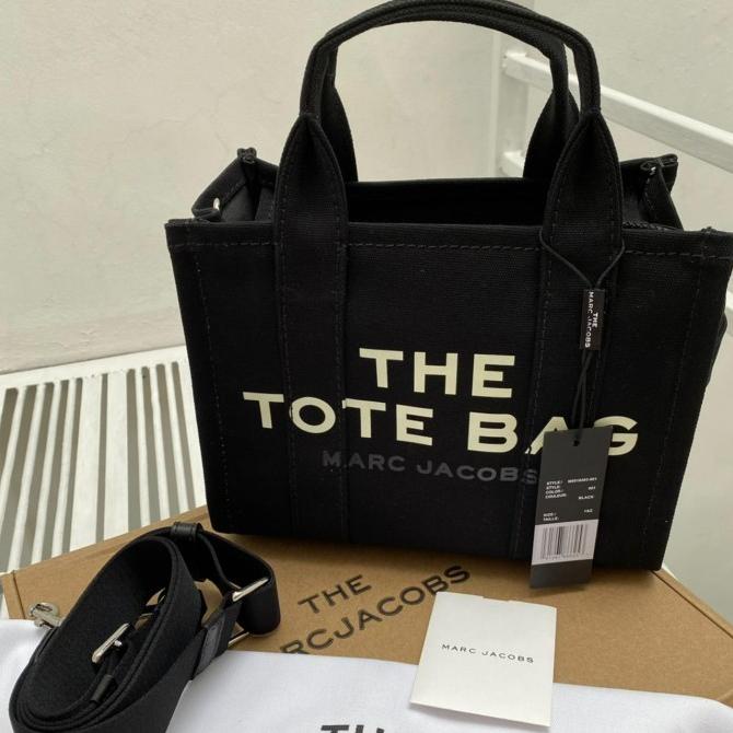 Jual Tas Marc Jacobs The Mini Traveler Tote Bag Black Hitam Ori Lengkap ...