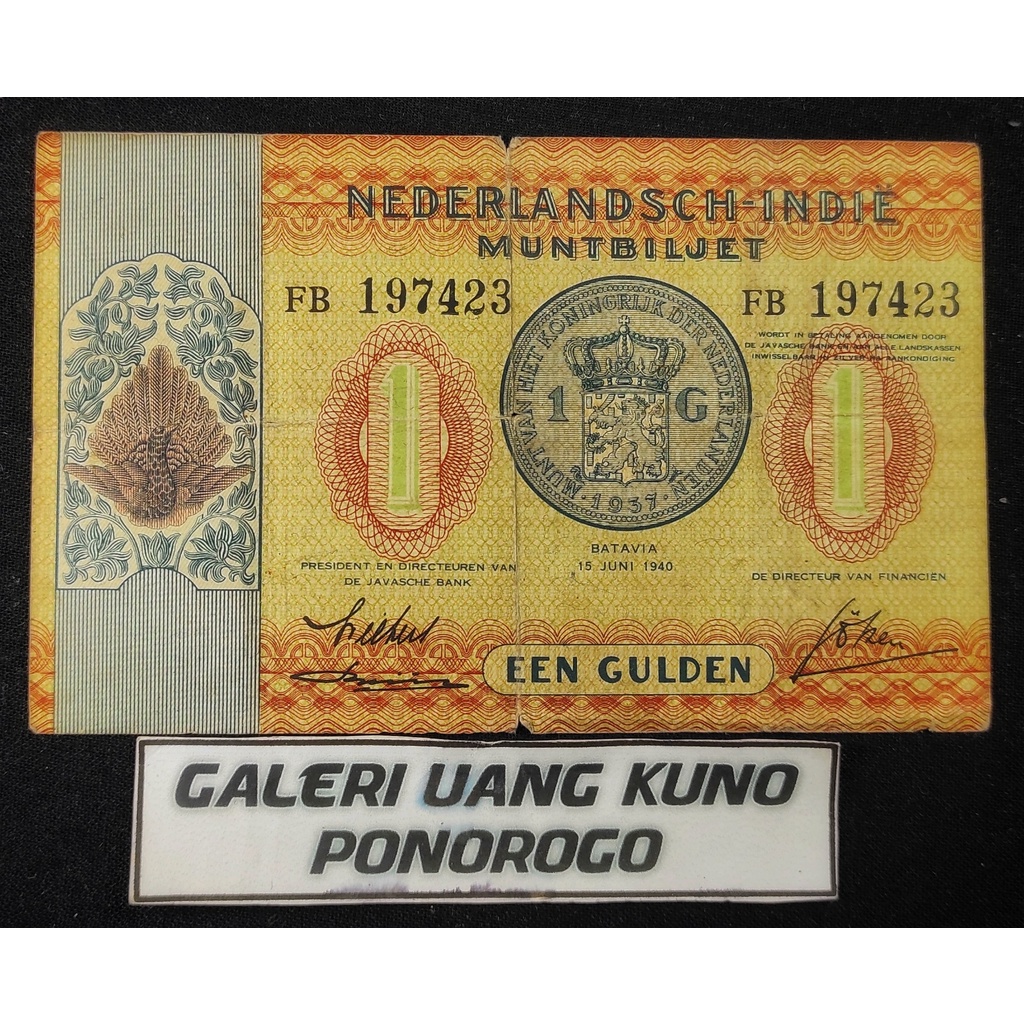 Jual 1 Gulden MUNTBIJET 1940 (F5) | Shopee Indonesia
