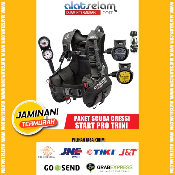 Jual Paket Scuba Cressi START PRO TRINI / Alat Scuba Diving / BCD ...