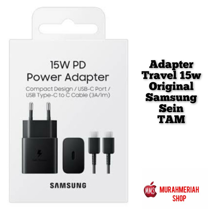 Jual Best Seller Samsung Travel Adapter 15W / 15Watt C Tp C Original ...