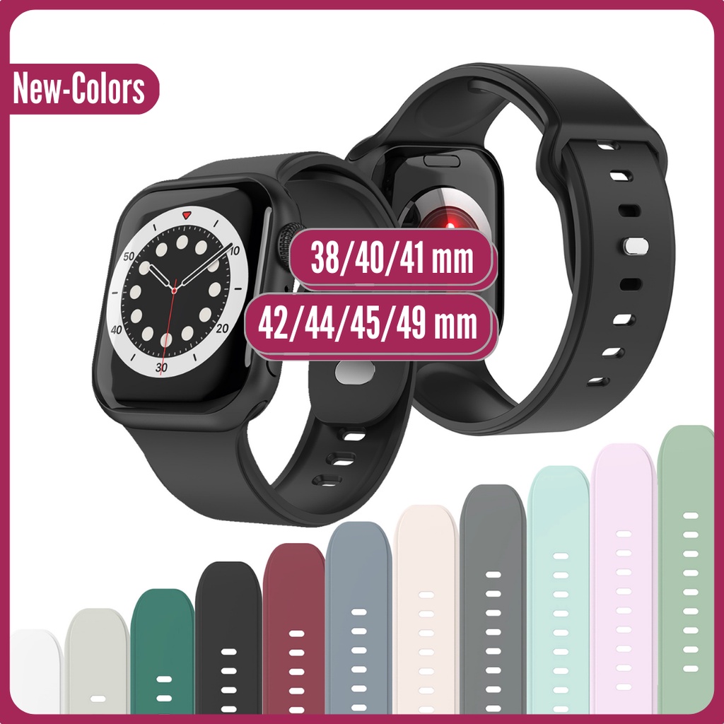 Jual Strap untuk iWatch series S10 ultra 9 8 7 6 5 4 3 SE 38mm 40mm ...