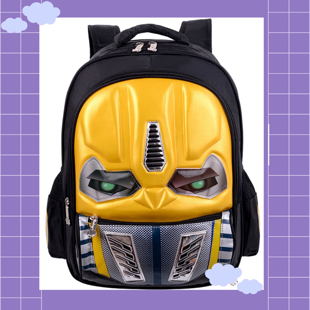 Jual Tas Ransel Sekolah Anak SD Lampu LED karakter Transformers - M0169 ...