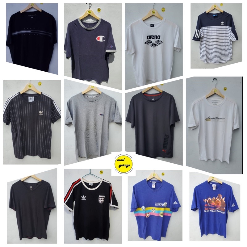 Jual Baju Kaos Branded brand terkenal preloved sortiran terbaik second ...