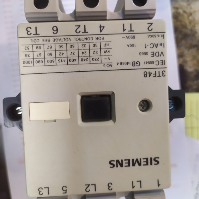 Jual Contactor 3Tf48-22-Oxpo 220Volt Siemens | Shopee Indonesia