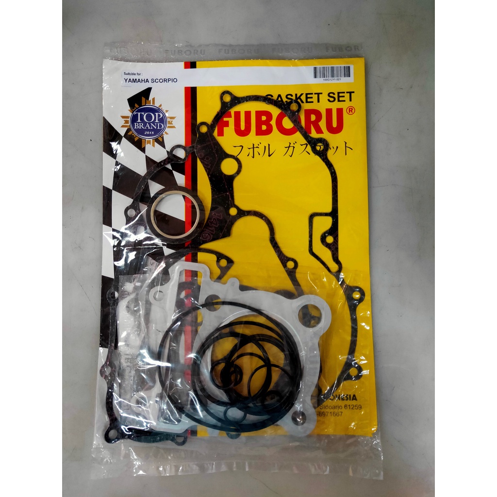 Jual PAKING FULL SET YAMAHA SCORPIO PERPAK GASKET FUBORU | Shopee Indonesia