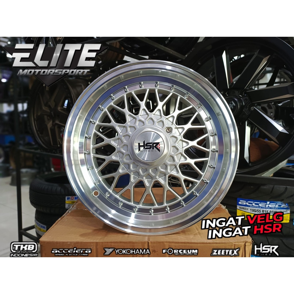 Jual Velg Racing Celong Mobil Agya AYla Brio BBS RS Ring 15 Lebar 7/8 Lubang 4 Velg HSR | Shopee ...
