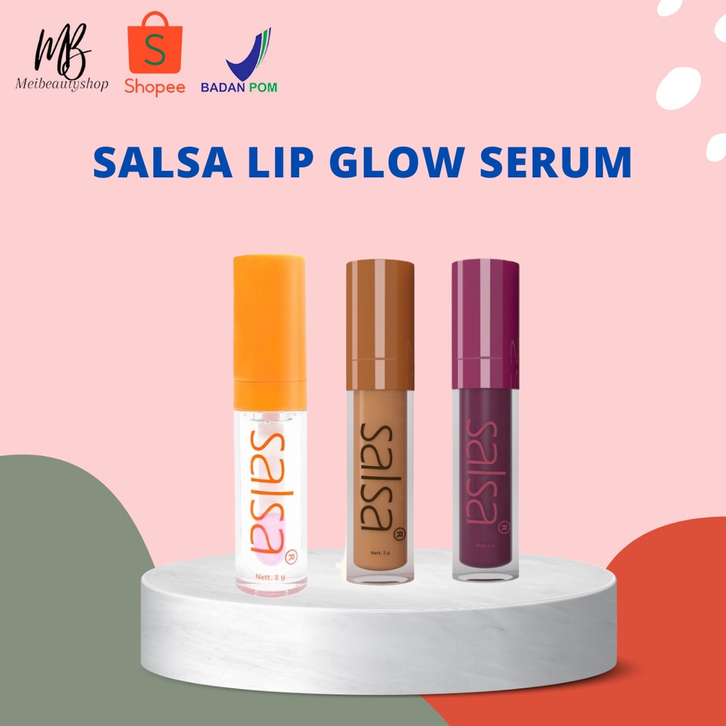 Jual SALSA Lip Glow Serum Indonesia / Serum Bibir Lippie Gloss Tinted ...