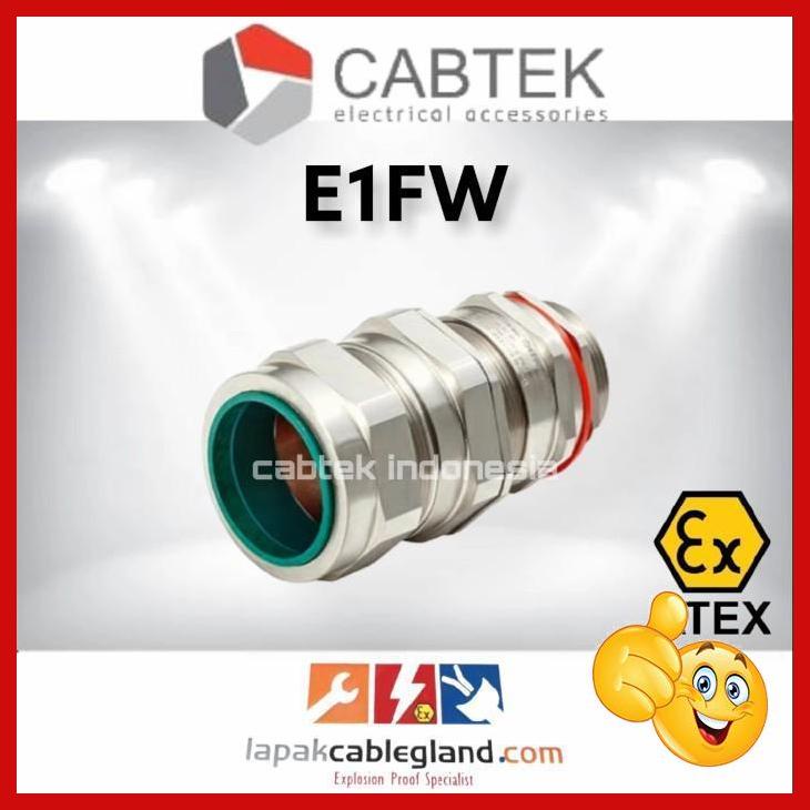 Jual Cable Gland Explosion Proof CABTEK Armour Brass 20 E1FW 3/4" hawke ...