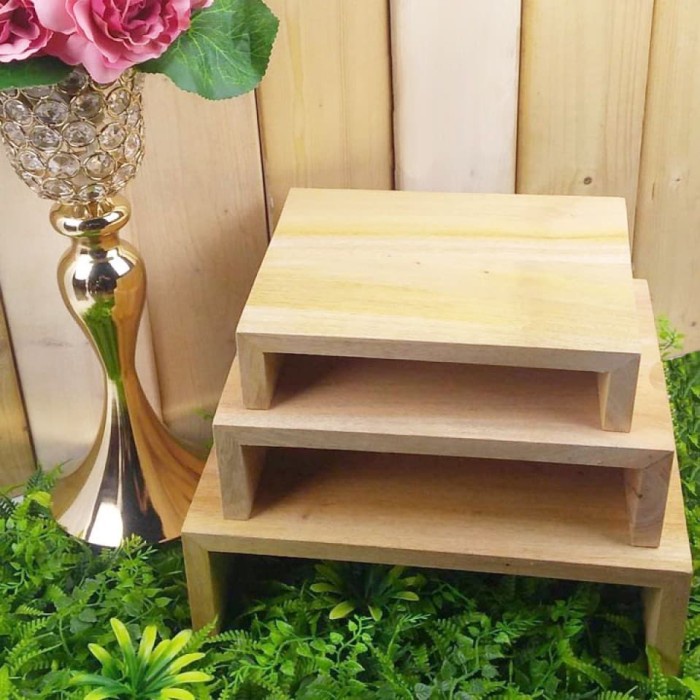 Jual Rak Tangga 3 Tingkat Mahony Step Rack | Shopee Indonesia