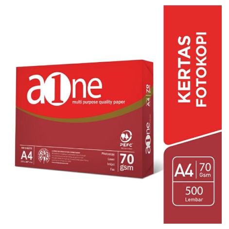 Jual KERTAS HVS A4 A1ONE 70GSM 1Rim Ekon Copy A4 75G | Shopee Indonesia
