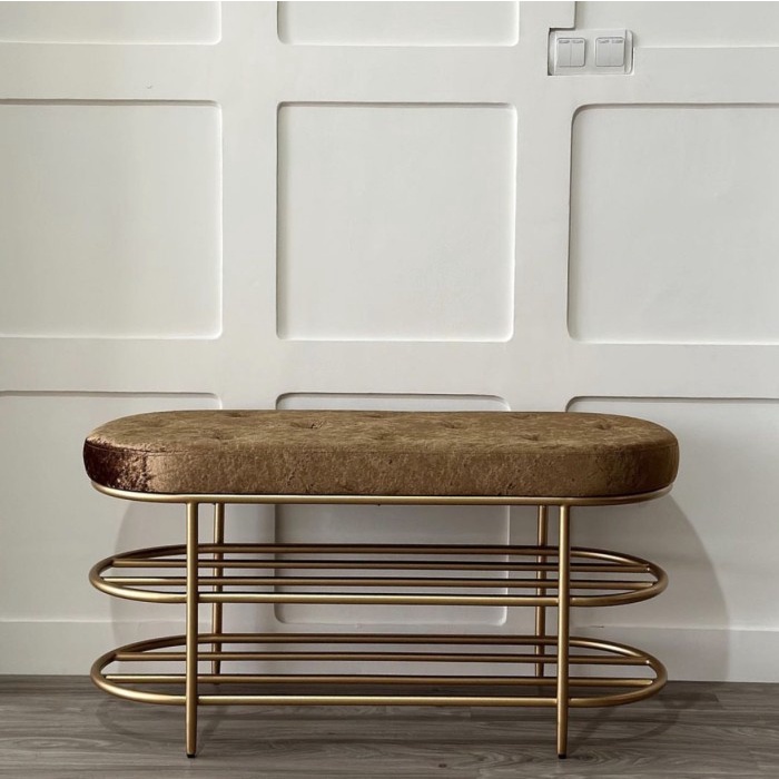 Jual RAK SEPATU SUSUN BESI MINIMALIS SHOE BENCH RAK SEPATU VINCY HOME ...
