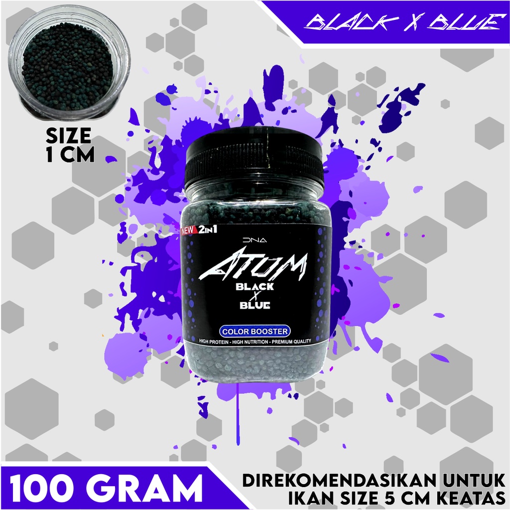Jual PELET DNA ATOM X pakan premium untuk progres WARNA ikan bisa untuk channa arwana louhan ...