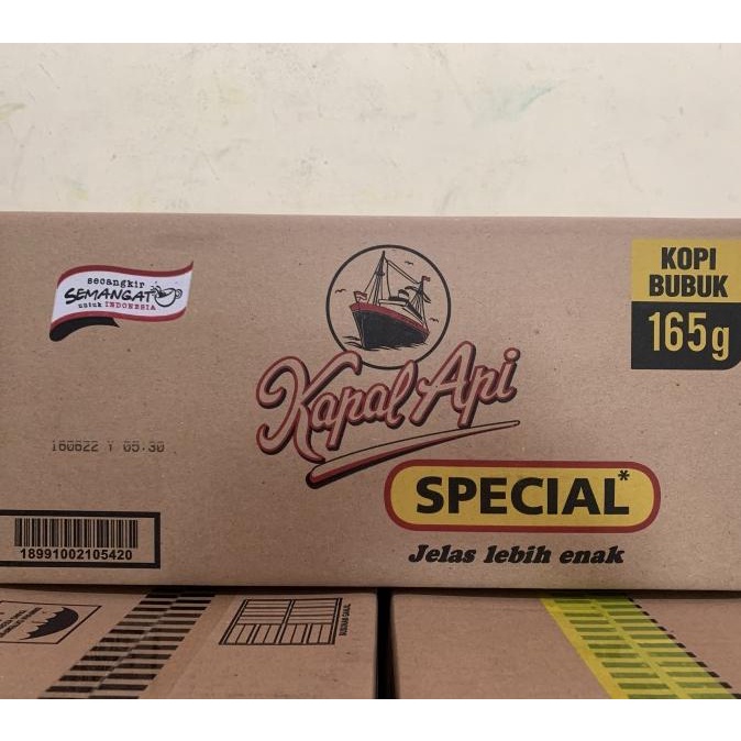 Jual Kopi Kapal Api 165Gram 1 Dus Isi 20 Packs | Shopee Indonesia